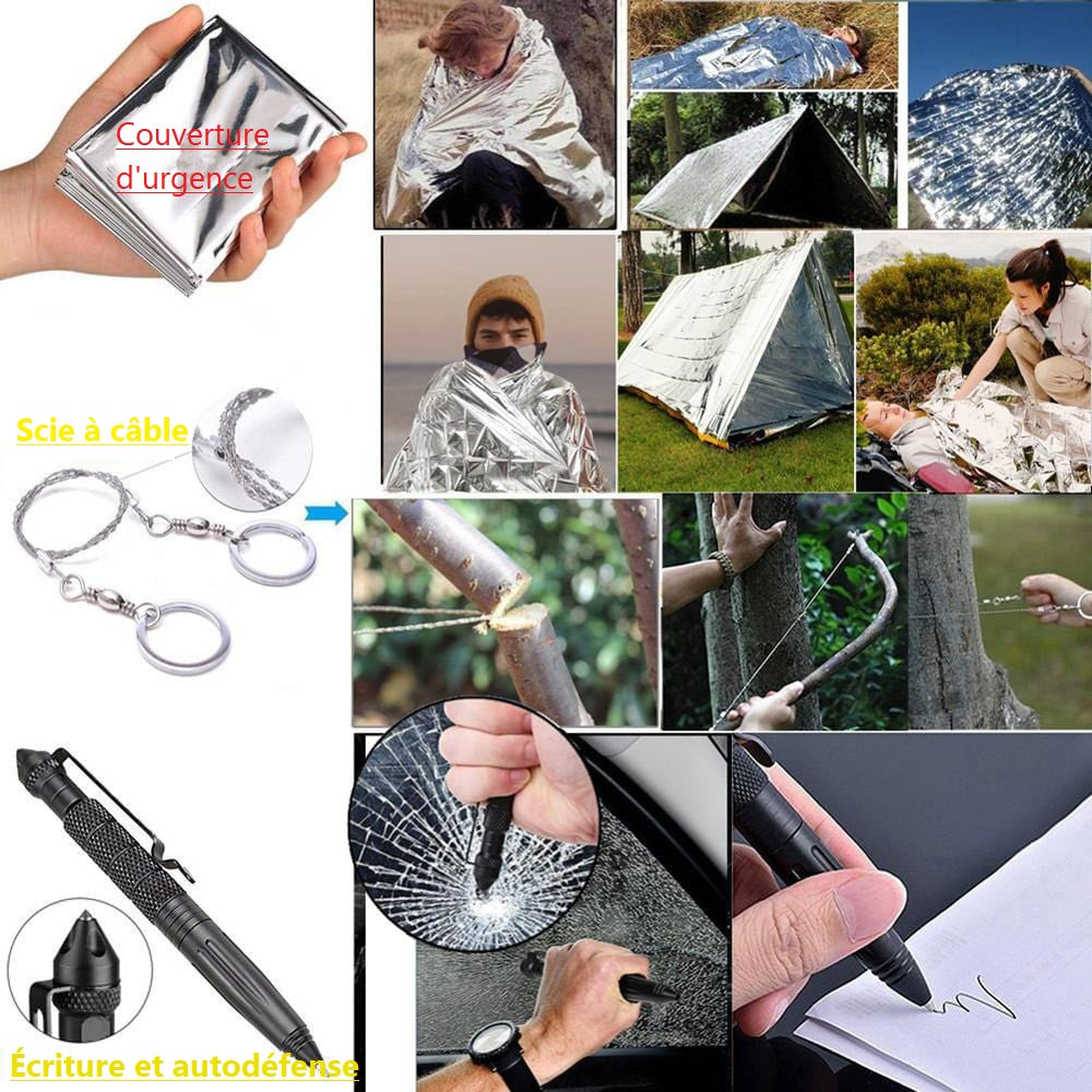 Kit de survie Randonnée - Deep Survival